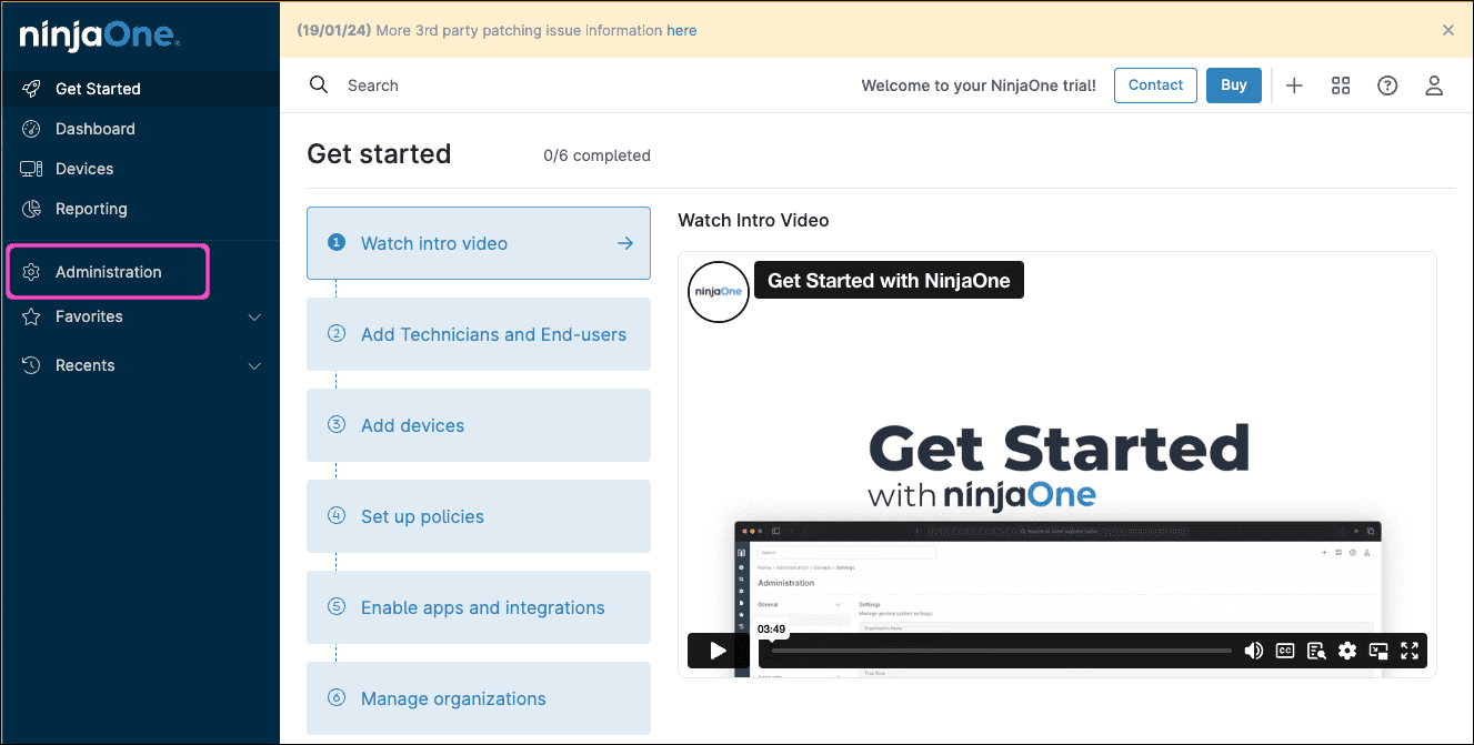 Using NinjaOne to check your managed endpoint devices for Coro Agent