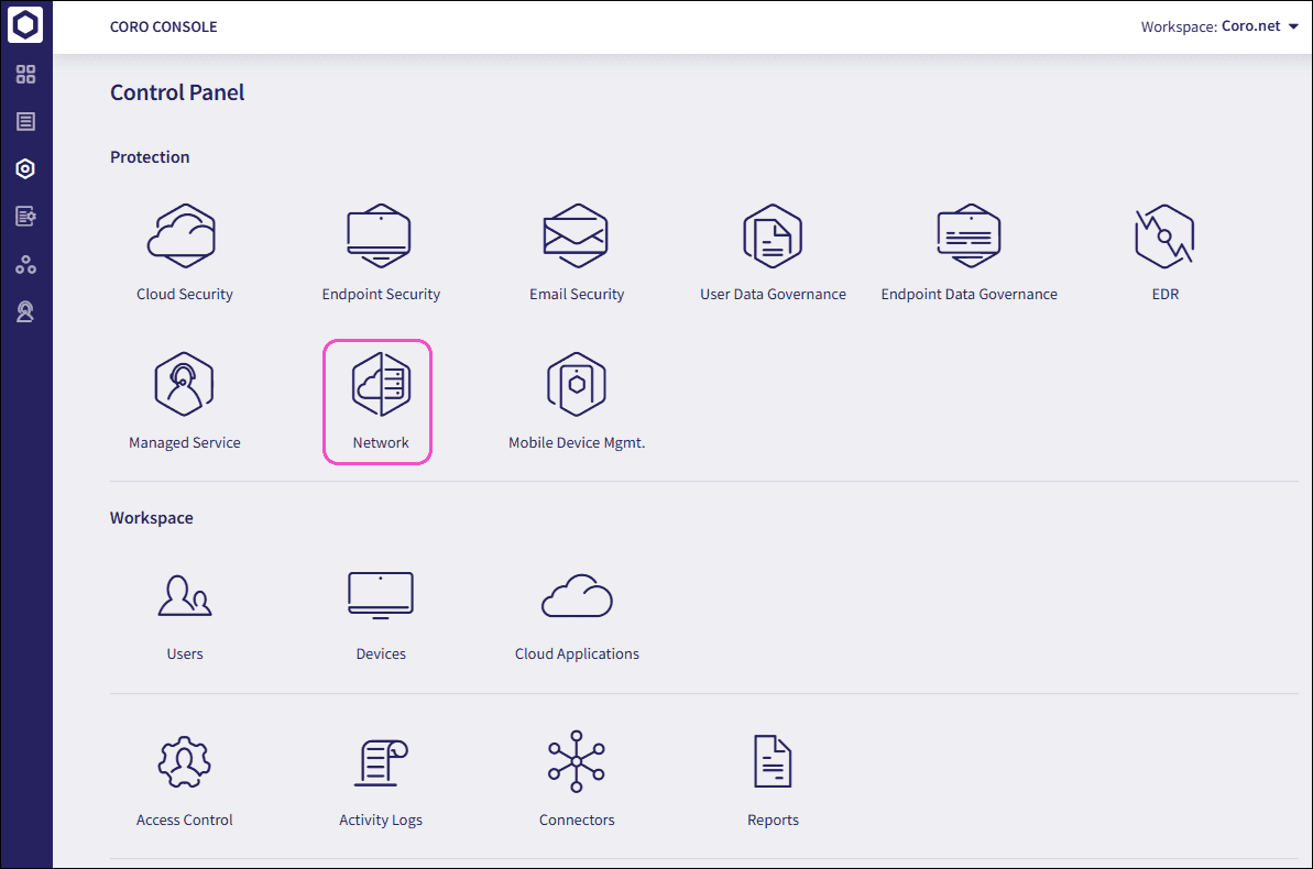 Configuring a site-to-site VPN tunnel with Coro Network and Cisco Meraki
