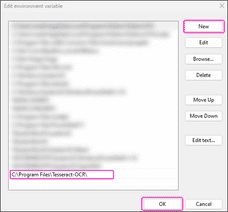 Installing Tesseract-OCR on Windows devices