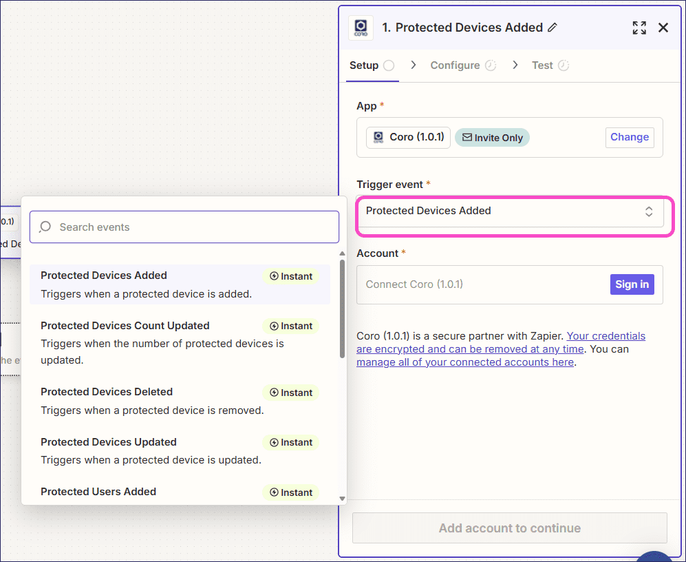 Integrating with Zapier
