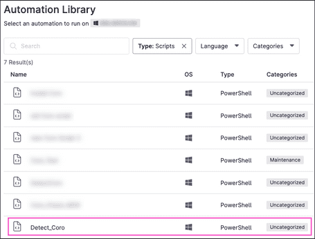 Using NinjaOne to check your managed endpoint devices for Coro Agent