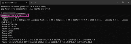 Installing Tesseract-OCR on Windows devices