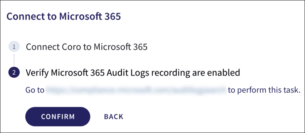 Connecting a GoDaddy Microsoft 365 account to Coro