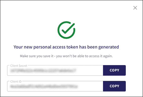 Creating API credentials
