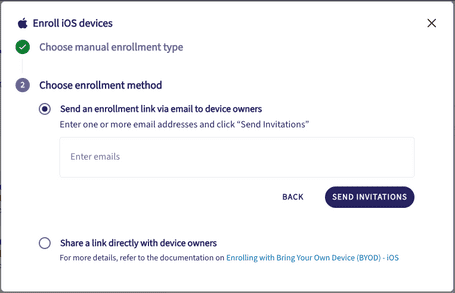 Enrolling iOS and iPadOS devices